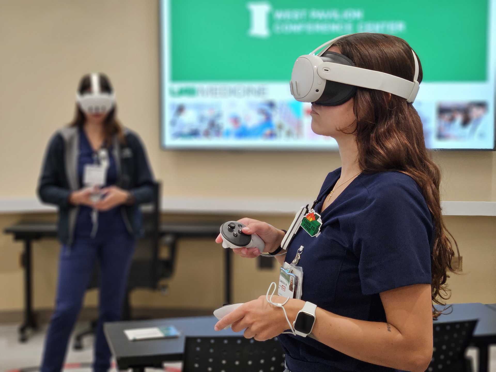 Clin Sim VR sessions focus on NIH Stroke Scale - UAB Clinical Simulation